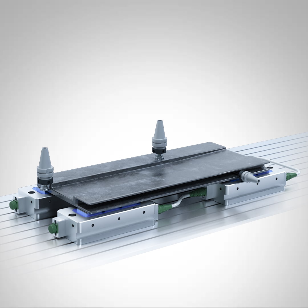 High-Quality Modular Block Magnetic Chuck for CNC Machines