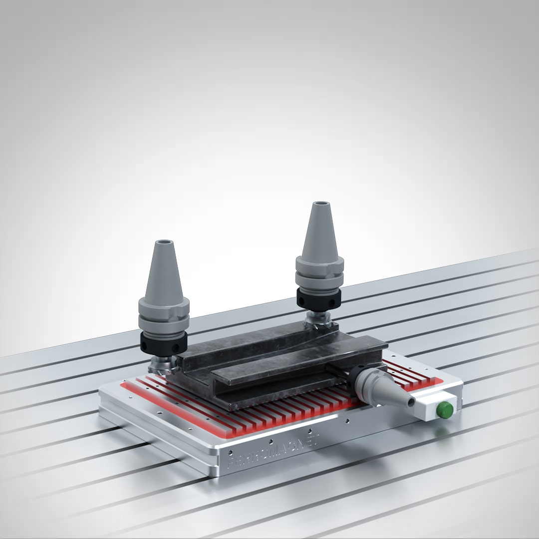 High-Quality Electromagnetic Chuck for CNC Machines • Ferromagnet ...