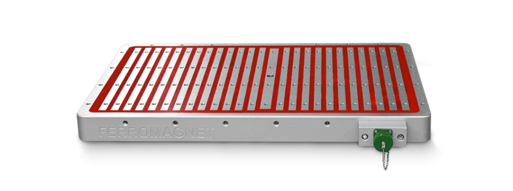 High-Quality Electromagnetic Chuck for CNC Machines • Ferromagnet ...